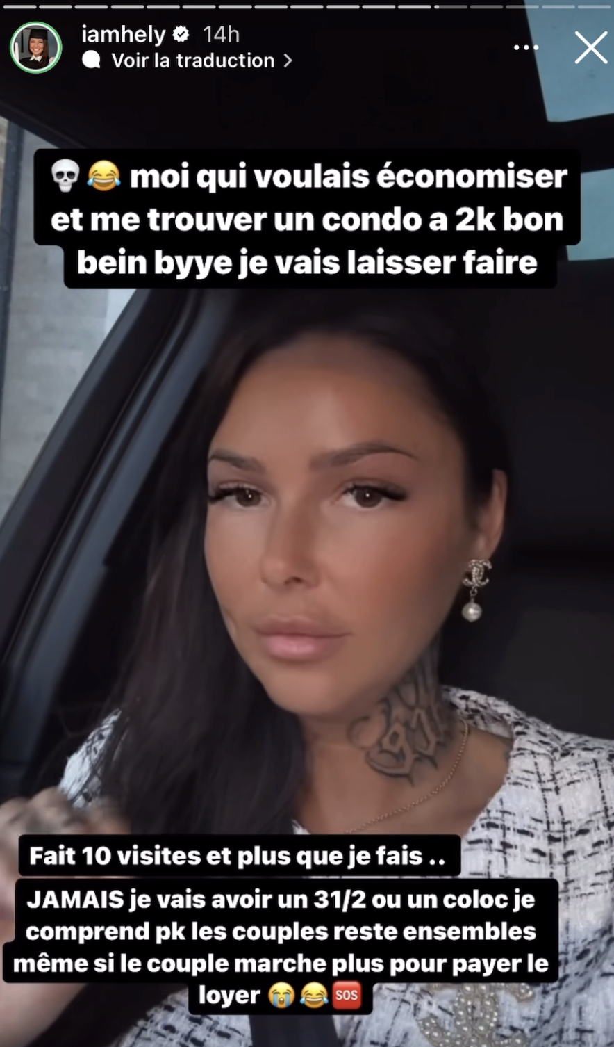 Hélène Boudreau vit un cauchemar et n'arrive pas à trouver de loyer ...