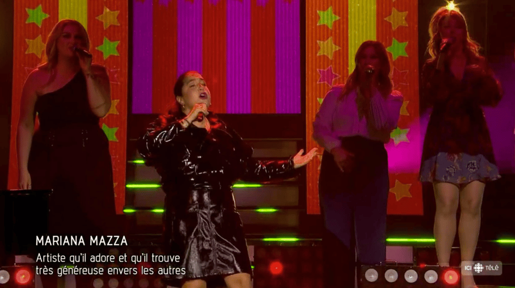 La tenue originale de Mariana Mazza à En direct de l'univers fait ...