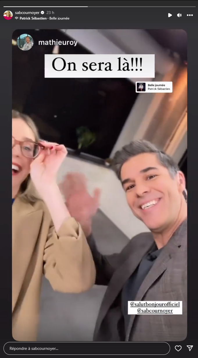 Sabrina Cournoyer et Mathieu Roy de Salut Bonjour ont un message pour vous - Monde de Stars