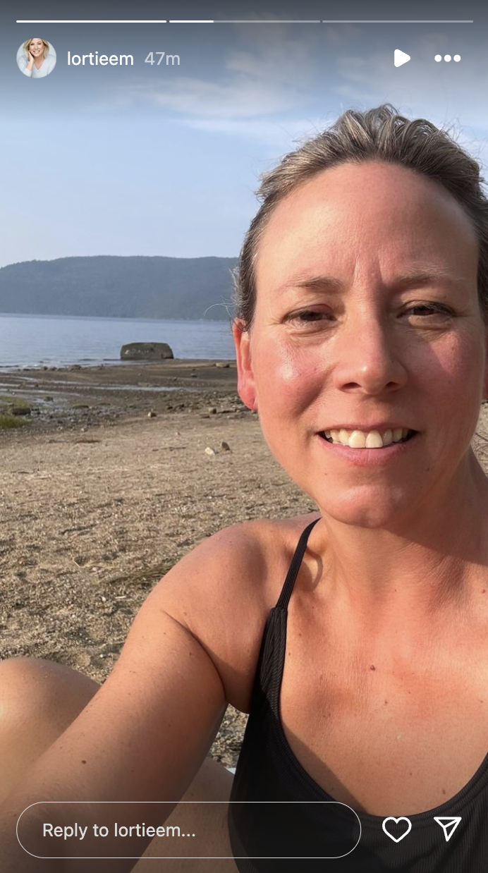 Ève-Marie Lortie vit un moment spécial pendant ses vacances au Québec ...