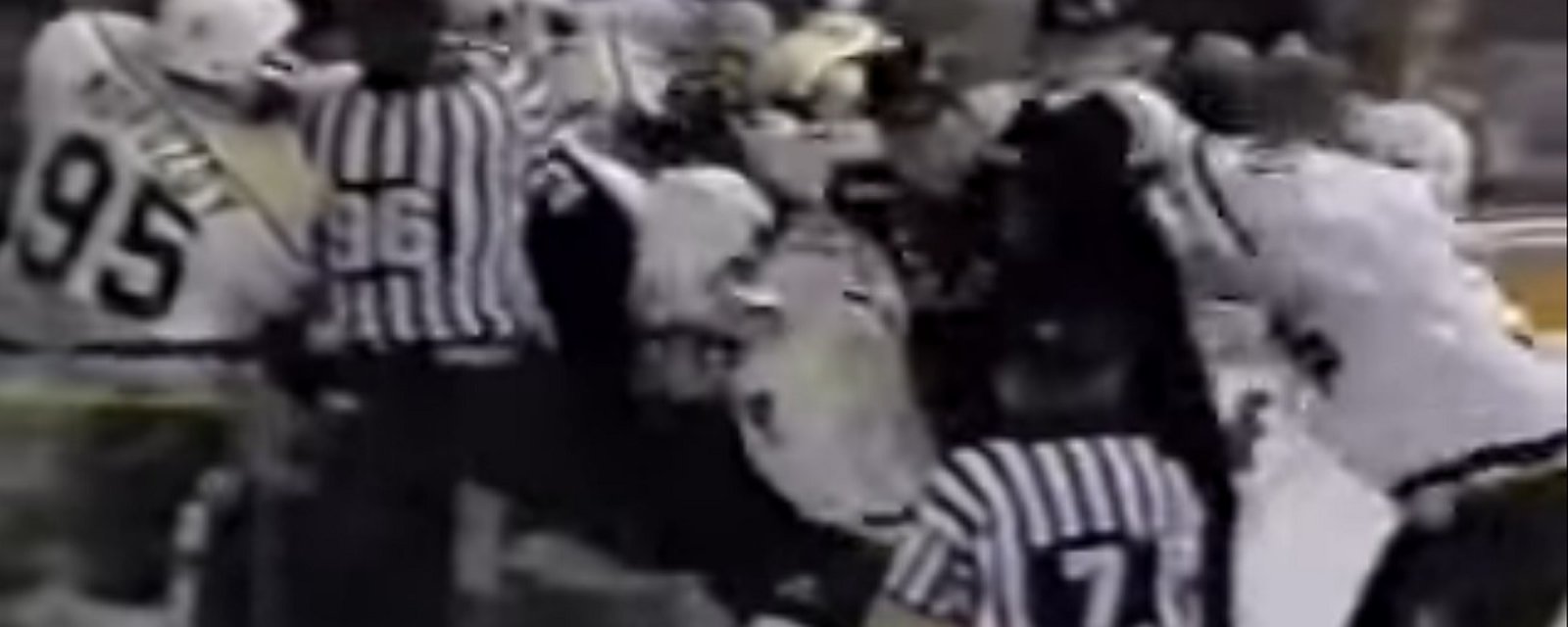 A look back at one of the craziest moments in the Penguins vs Flyers ...