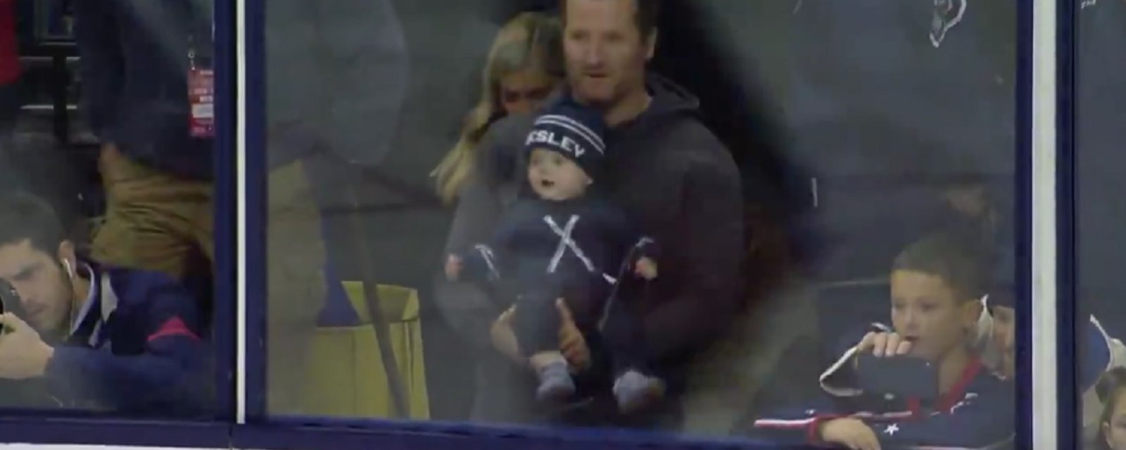 Scott Hartnell shows off his beautiful baby boy on Saturday night ...