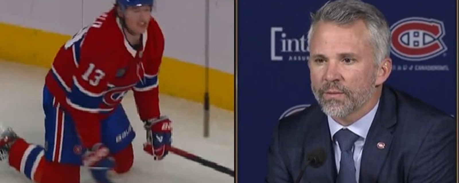 Martin St. Louis a posé un geste lourd de sens envers Cole Caufield ...