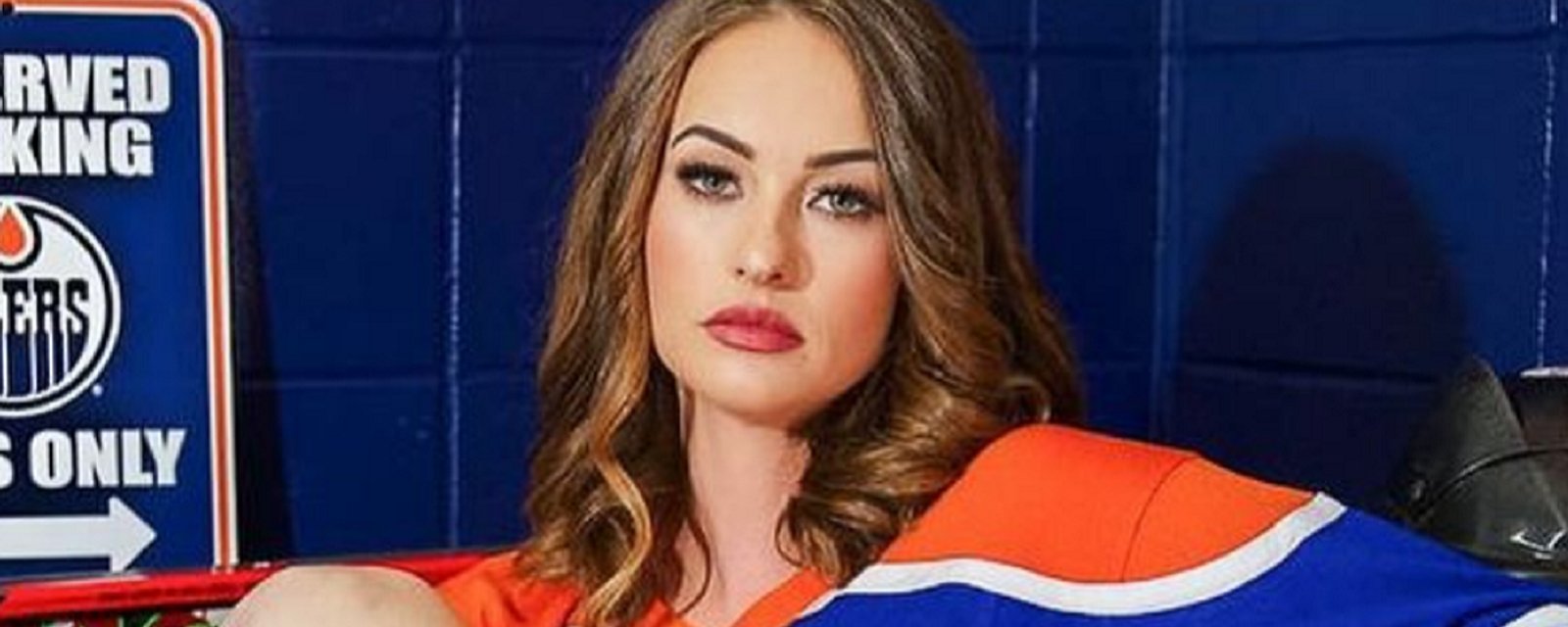 Oilers' flashing fan Kait sends one more message before Game 7 ...