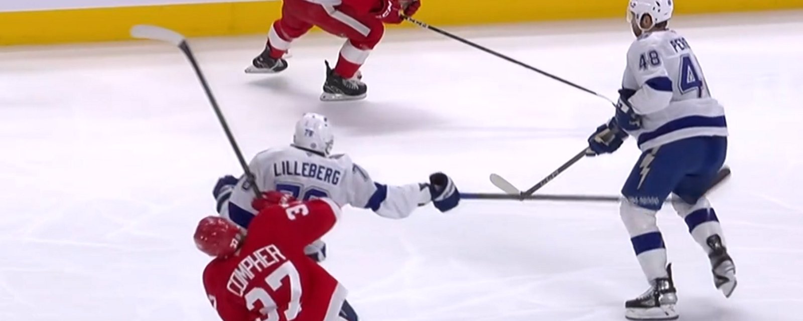 Emil Lilleberg facing suspension for hit on J.T. Compher. - HockeyFeed
