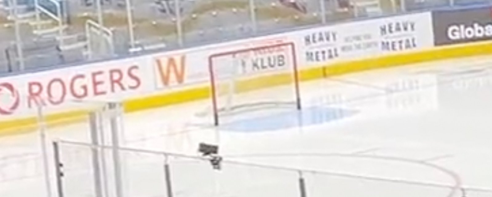 Stuart Skinner smashes his stick in frustration and leaves Oilers ...