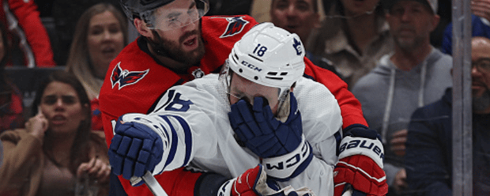 Noah Gregor reveals what Tom Wilson said to him after brutal high stick ...