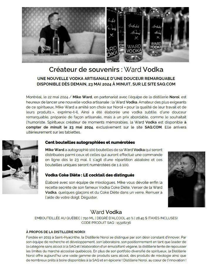 Mike Ward annonce une grande nouvelle à ses fans et ça ne risque pas de ...