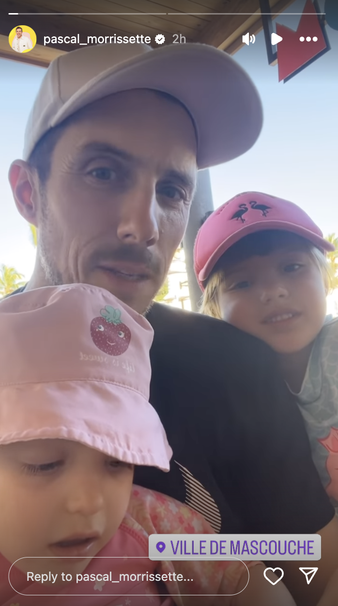 Julie Ringuette et Pascal Morrissette sont en voyage en famille hors du ...