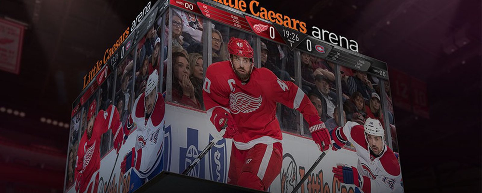 Red Wings unveil the world’s largest scoreboard of its kind - HockeyFeed
