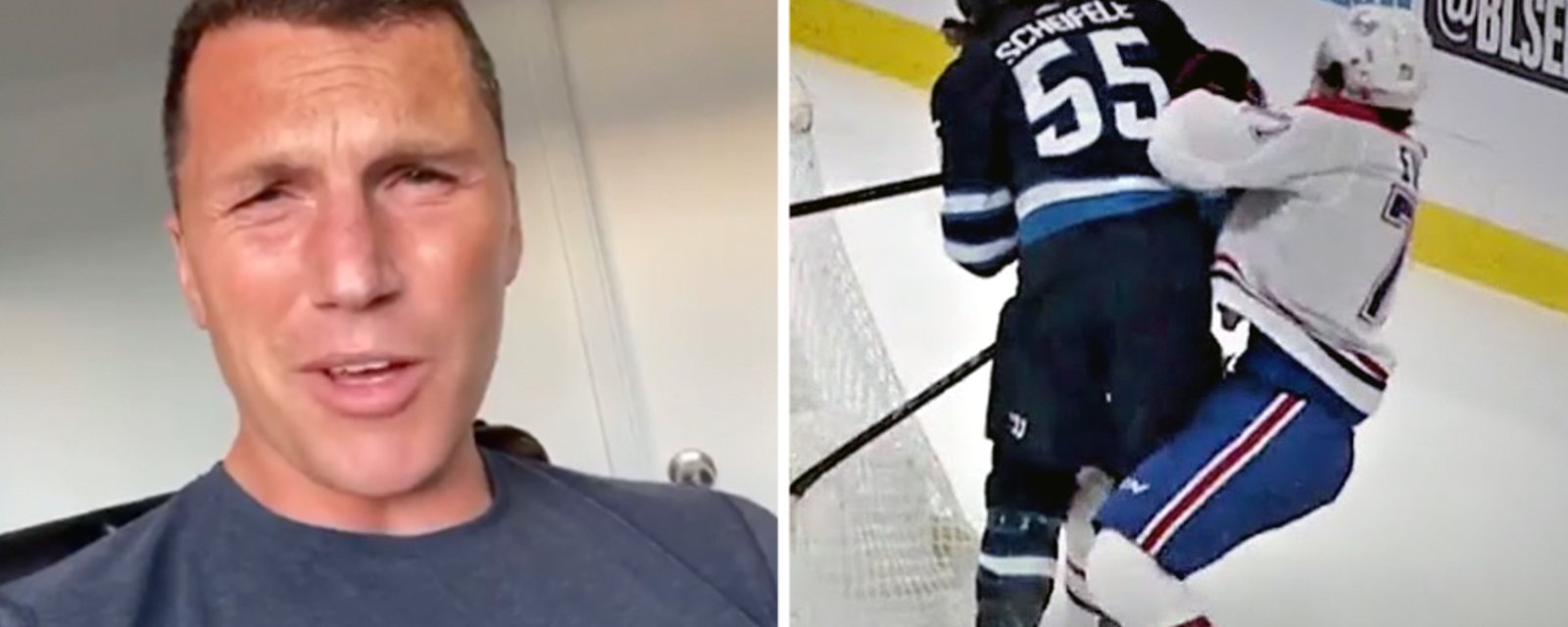 Sean Avery defends Mark Scheifele after devastating hit on Jake Evans ...