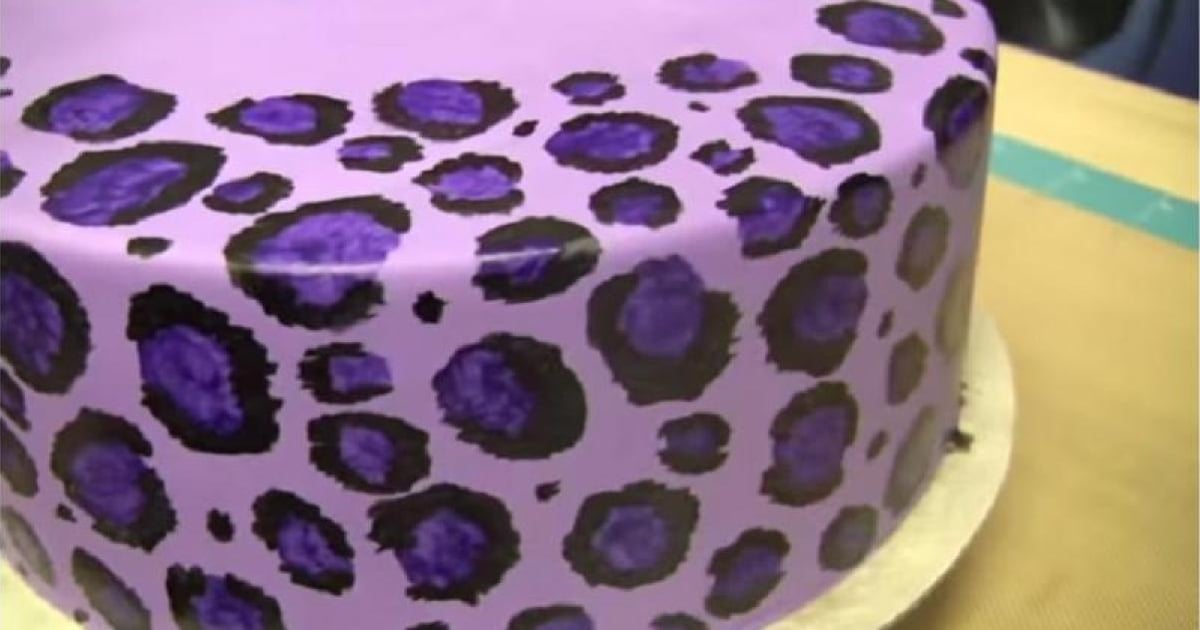Comment faire un motif léopard sur du fondant! - Trucs et Bricolages