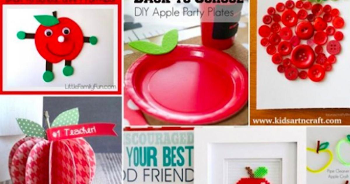 12 bricolages qui rendent hommage à la pomme! - Trucs et Bricolages