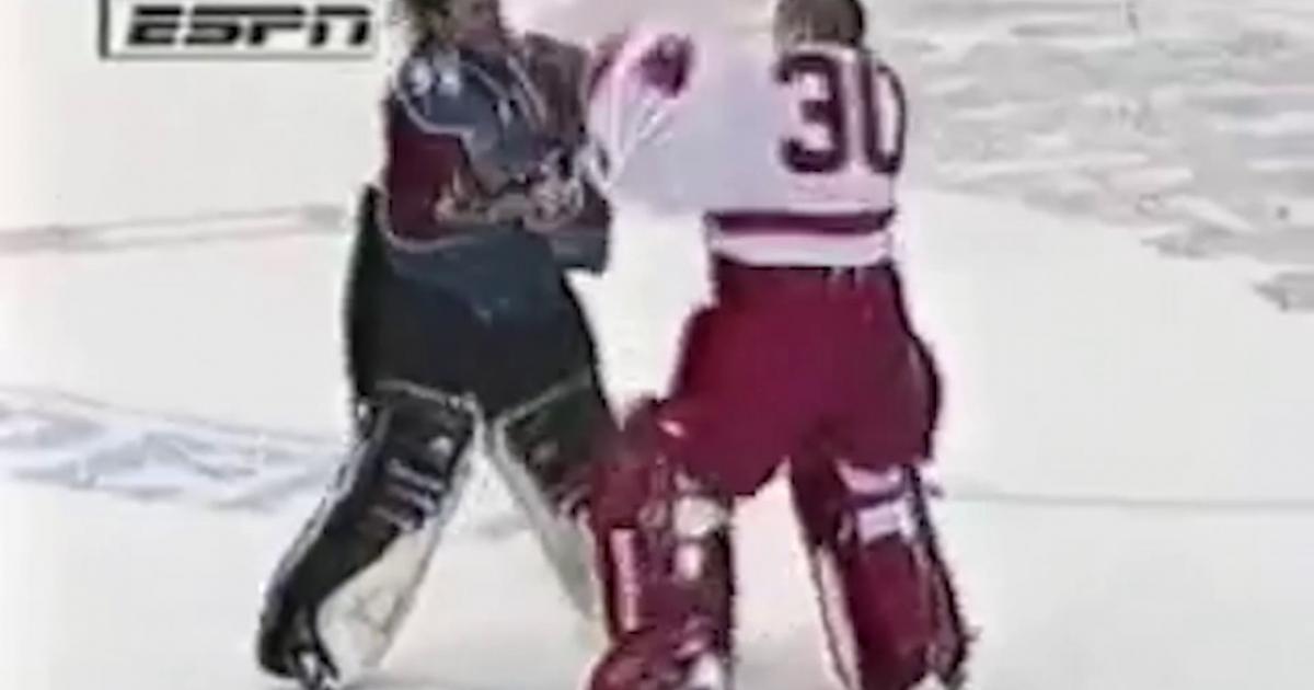 VINTAGE : Roy-Osgood. One of the best goalie fight ever. - HockeyFeed
