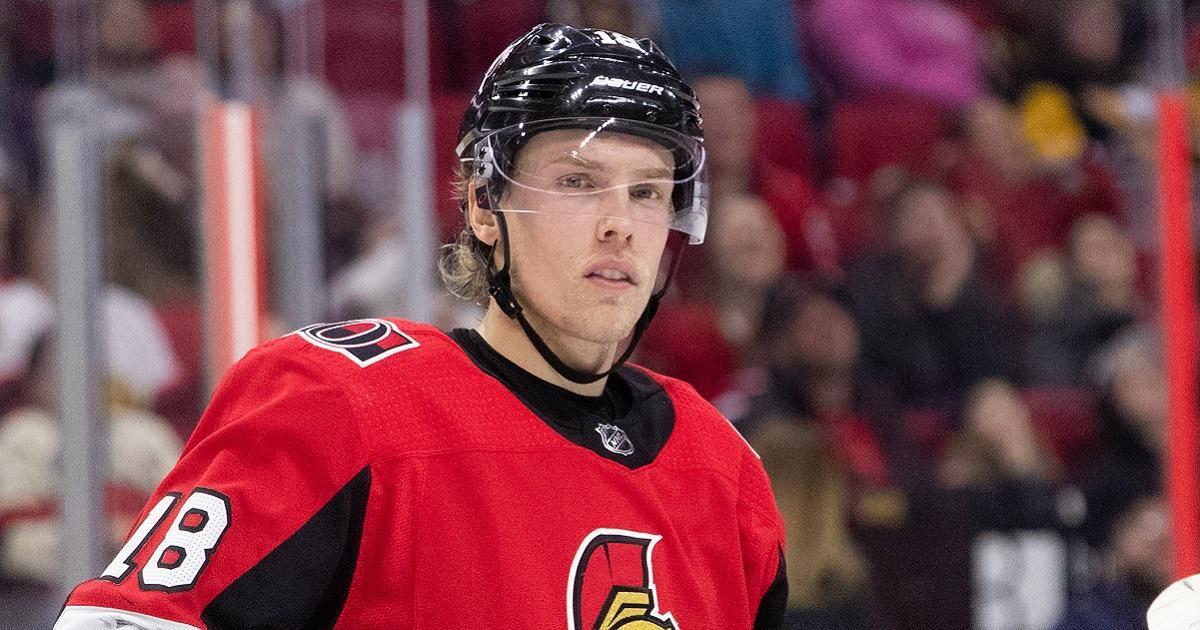 Dzingel leaves practice with an injury after being “shoved” by his ...