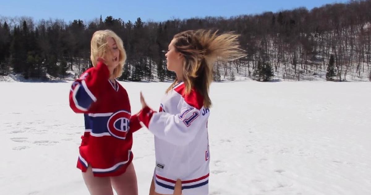 Two female Habs fans “attempt” to make sexy video for Gallagher ...