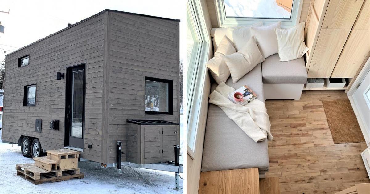 Cette élégante mini-maison au charme scandinave est fabriquée ici-même ...