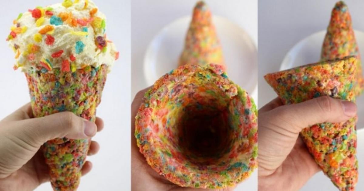 Impressionnez vos enfants... Avec un cornet en céréales - Ma Fourchette