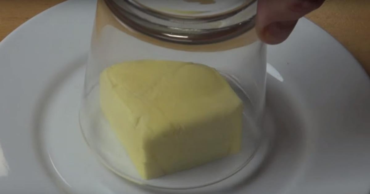 Un simple verre pourrait vous offrir du beurre mou en quelques minutes ...
