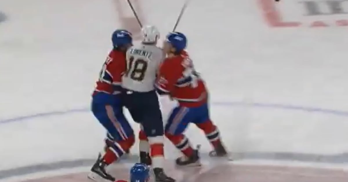 Arber Xhekaj et Juraj Slafkovsky ont servi une double mise en échec à ...