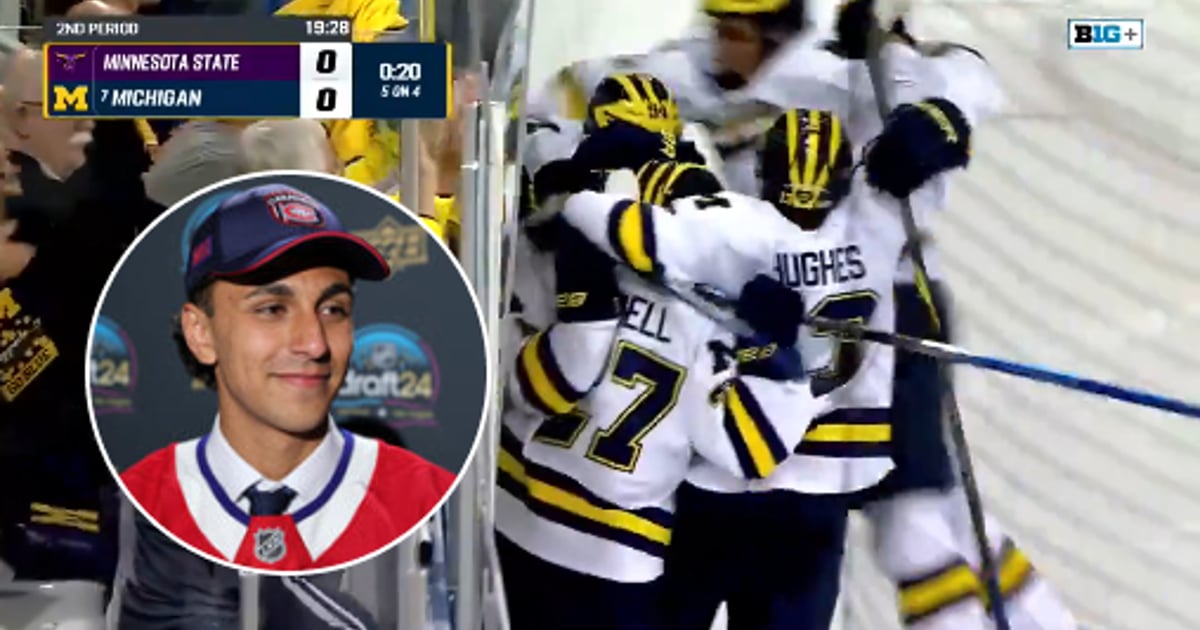 Un premier match électrisant pour Michael Hage dans la NCAA ...