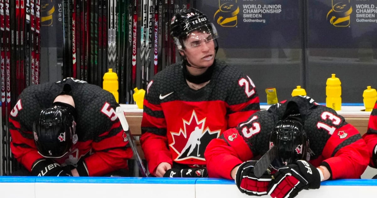 Eerie footage of Team Canada’s dressing room following WJC elimination ...