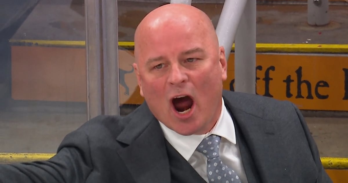 Jim Montgomery snaps over controversial call in Game 4. - HockeyFeed