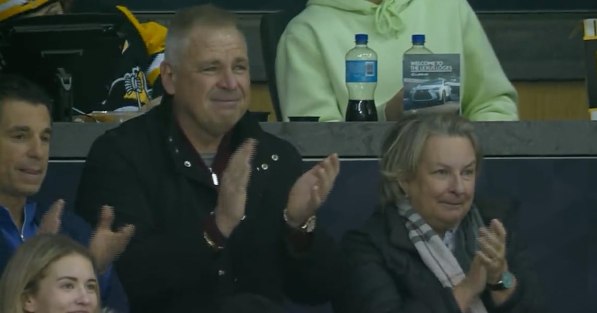 Crosby’s dad Troy gets emotional as Penguins play tribute for his son ...