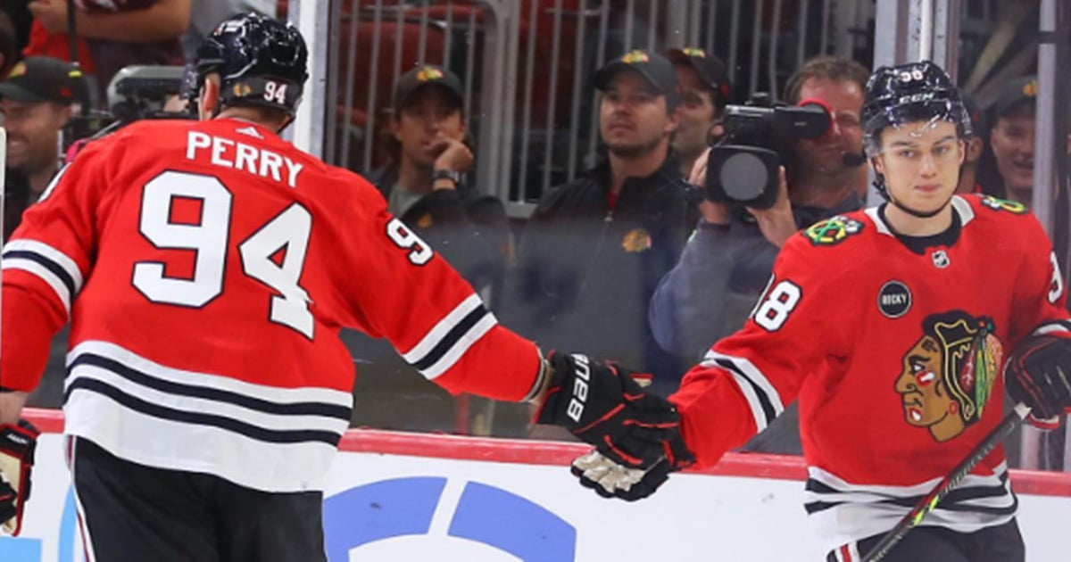 Corey Perry gives Connor Bedard a rough time for practicing too hard ...