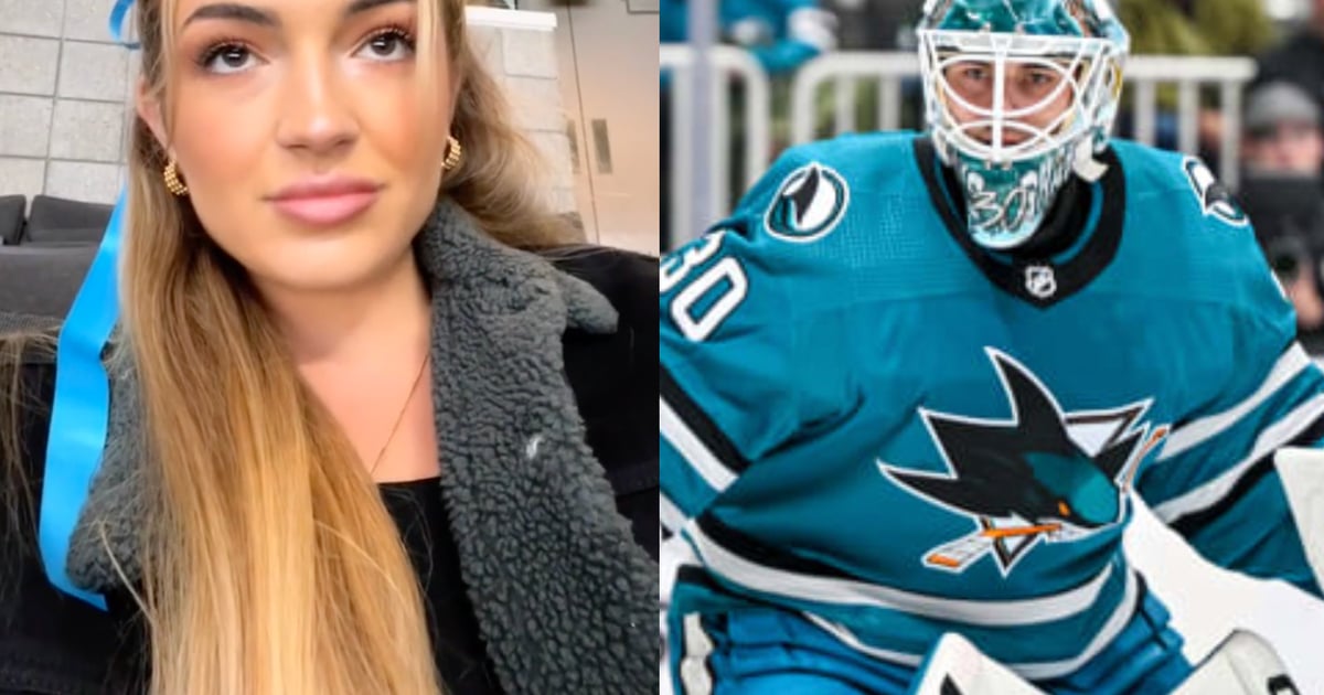 Gorgeous goalie girlfriend mocks her man in preseason game! - HockeyFeed