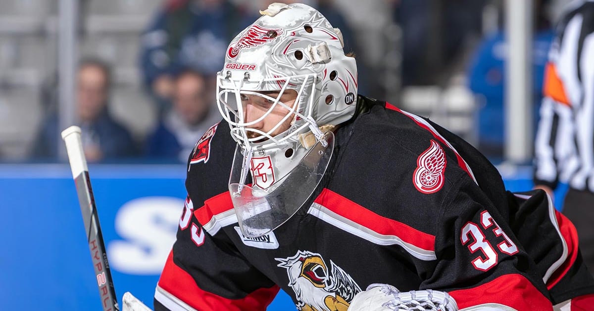 Red Wings prospect Sebastian Cossa earns major honor - HockeyFeed