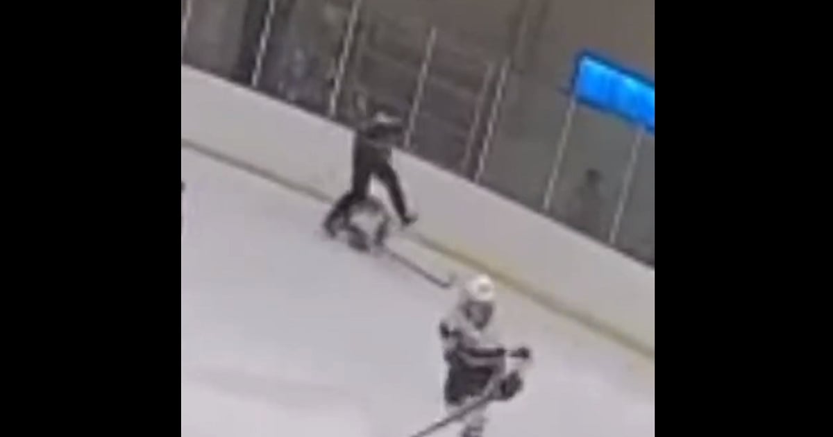 Hockey player attacked with a skate in extremely disturbing video ...