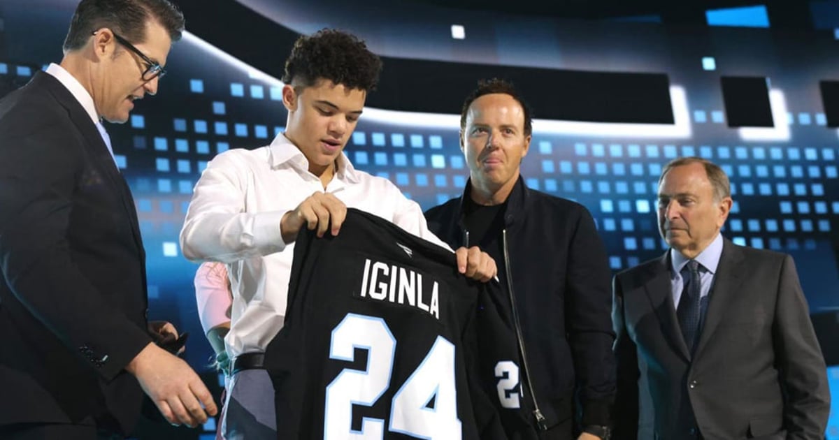 Tij Iginla officially signs his first NHL contract - HockeyFeed