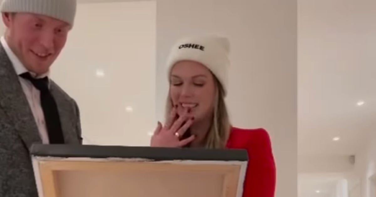 Laine and fiancee moved to tears by gift from fan. - HockeyFeed