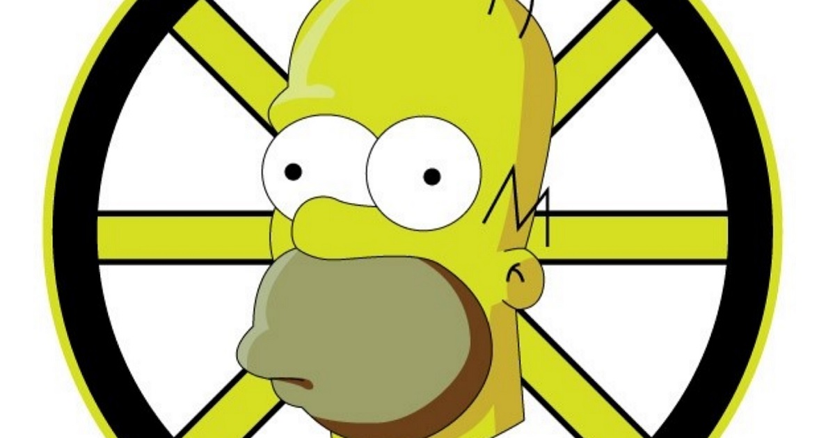NHL logos and 'The Simpsons' collide. - HockeyFeed