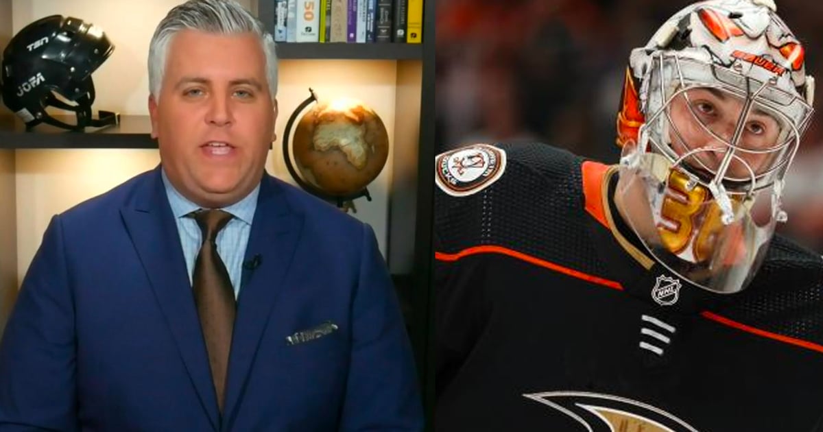 Feud erupts between insider Frank Seravalli and goalie John Gibson's ...