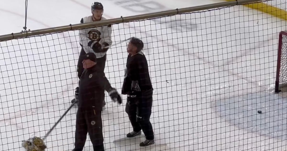 Nikita Zadorov goes viral with latest video from Bruins’ practice ...