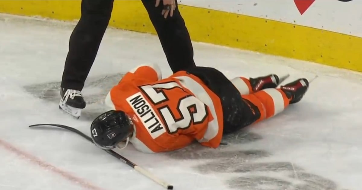 Chabot/Allison injured after a pair of hits on Saturday. - HockeyFeed