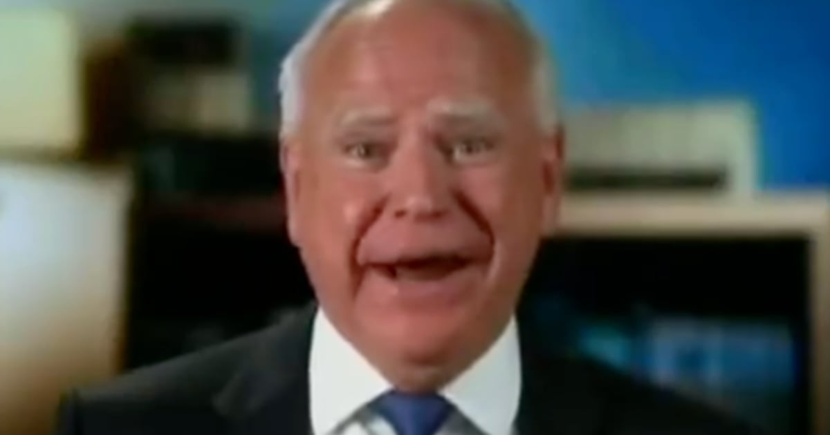 Tim Walz apprend que Taylor Swift soutient Kamala Harris en direct à la ...