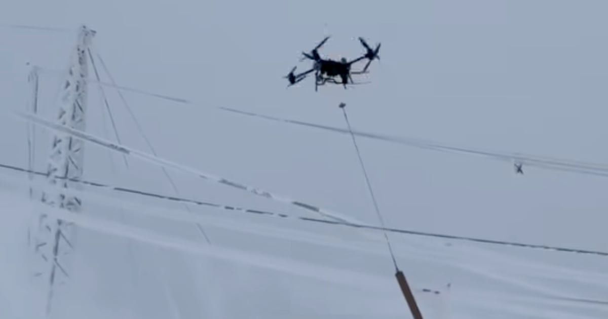 Hydro-Québec utilise des drones de façon très ingénieuse. - Québec Stars