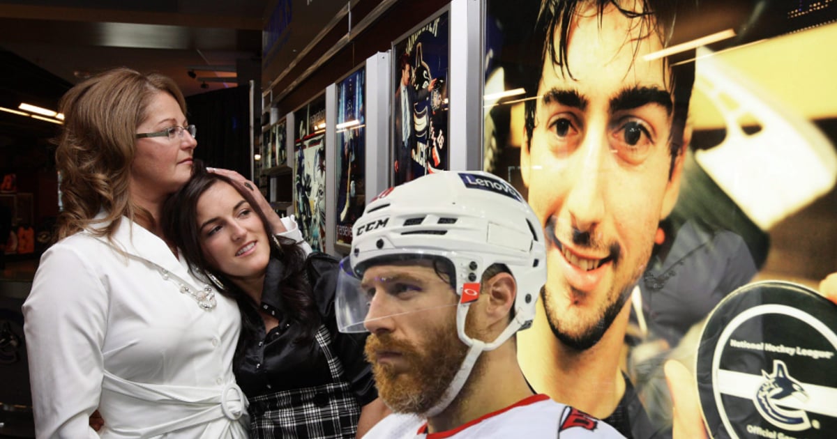 Ian Cole des Canucks pose un très beau geste en l'honneur du défunt Luc ...