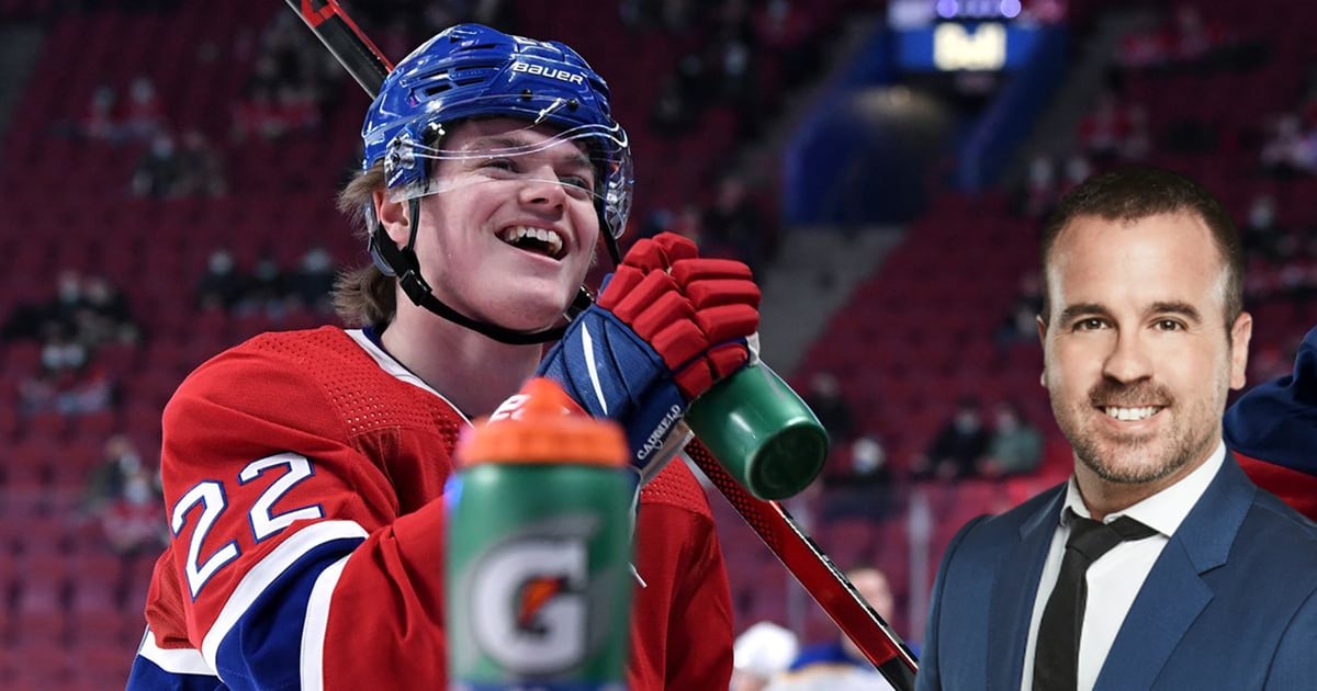 Marc-André Perreault s'amuse aux dépens de Cole Caufield après la ...