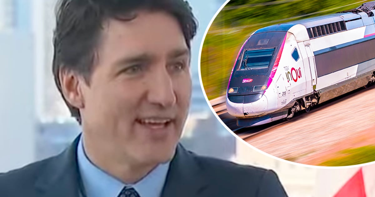 Justin Trudeau annonce la construction d’un TGV entre Québec et Toronto - Mon Fric
