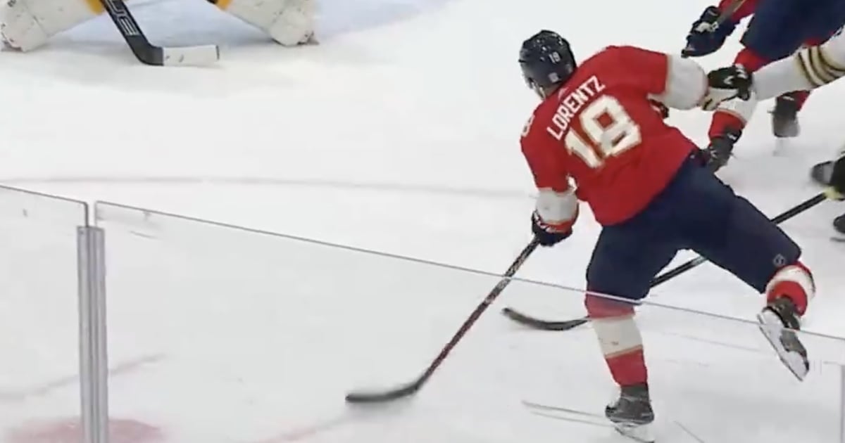Panthers’ Steven Lorentz redeems himself after terrible fanned shot ...