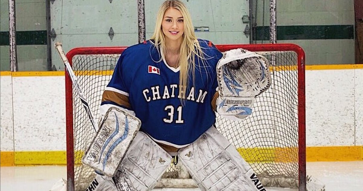 Goaltender Mikayla Demaiter's modeling career sets the internet ablaze ...