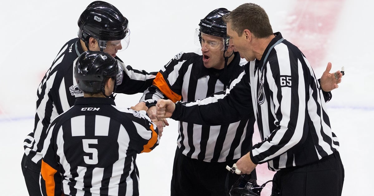 NHL announces referees for Game 7 in Toronto. - HockeyFeed