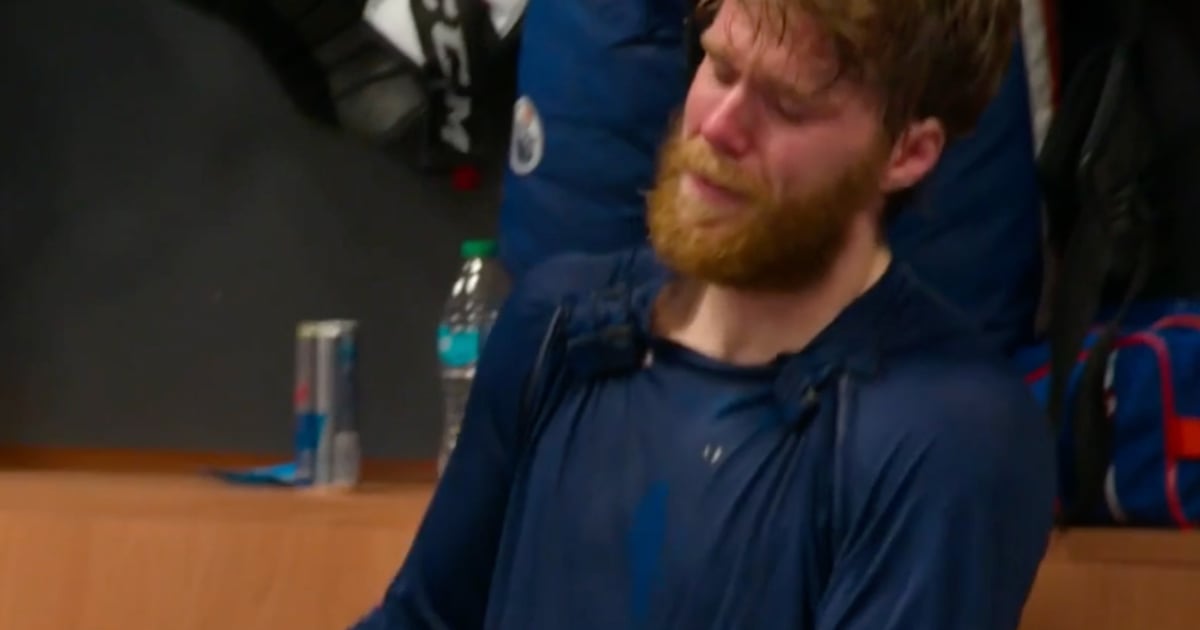 Footage of Connor McDavid sobbing after Stanley Cup loss emerges ...