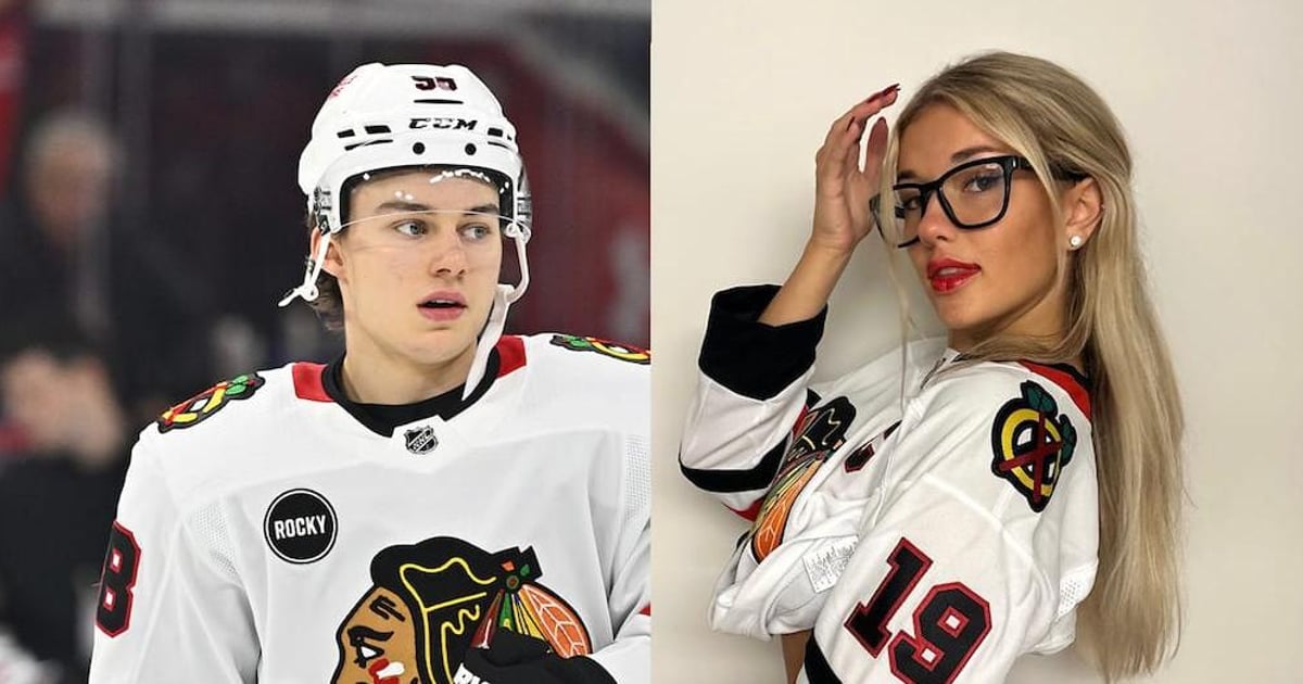 Tik Tok model Beckie Hill shoots her shot with Connor Bedard - HockeyFeed
