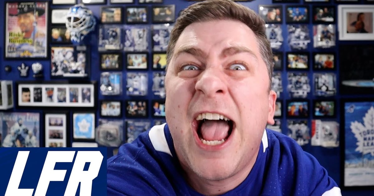 Steve Dangle screams in anger at Tyler Bertuzzi, Maple Leafs - HockeyFeed