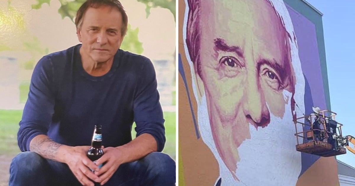 Michel Côté est honoré dans sa ville natale d'Alma avec une murale ...